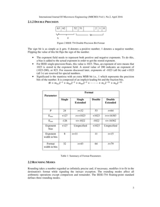 DESIGN OF DOUBLE PRECISION FLOATING POINT MULTIPLICATION ALGORITHM WITH VECTOR SUPPORT | PDF
