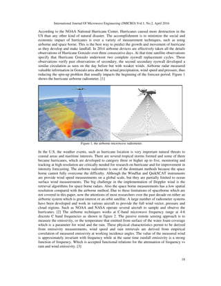 TRACKING ANALYSIS OF HURRICANE GONZALO USING AIRBORNE MICROWAVE ...