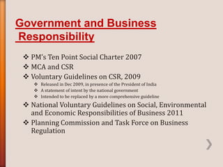 CSR as Defined in Section 135 of The Companies Act | PDF