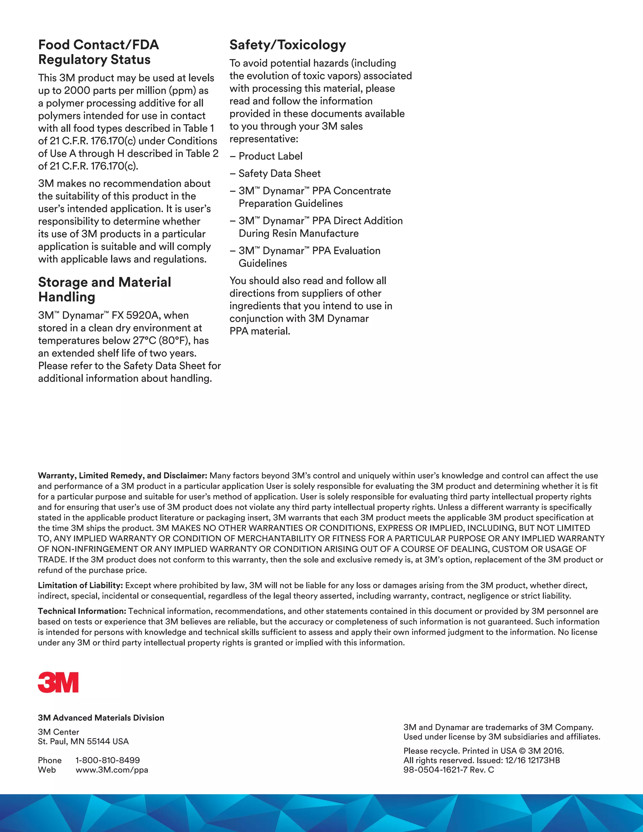 12173 dynamar ppa 5920 a data sheet 9816217 rev c celum | PDF