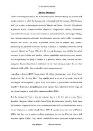 balance-score-card-for-tesco | PDF