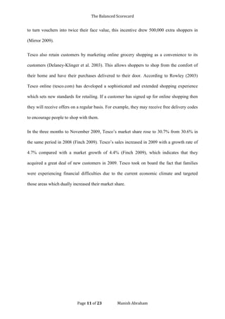 balance-score-card-for-tesco | PDF