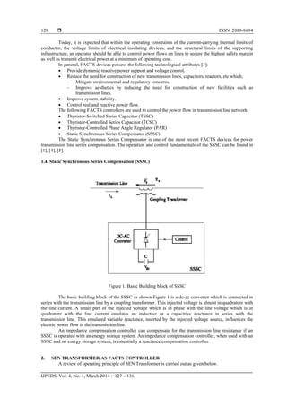 Evolve the Controller for Static Synchronous Series Compensator Based on Control Strategy of Sen ...
