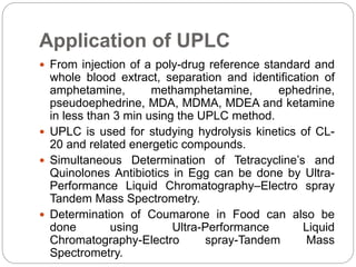 UPLC - ULTRA PERFORMANCE LIQUID CHROMATOGRAPHY | PPTX