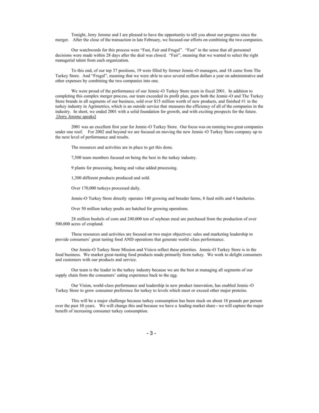 hormel foods nrl_020201 | PDF