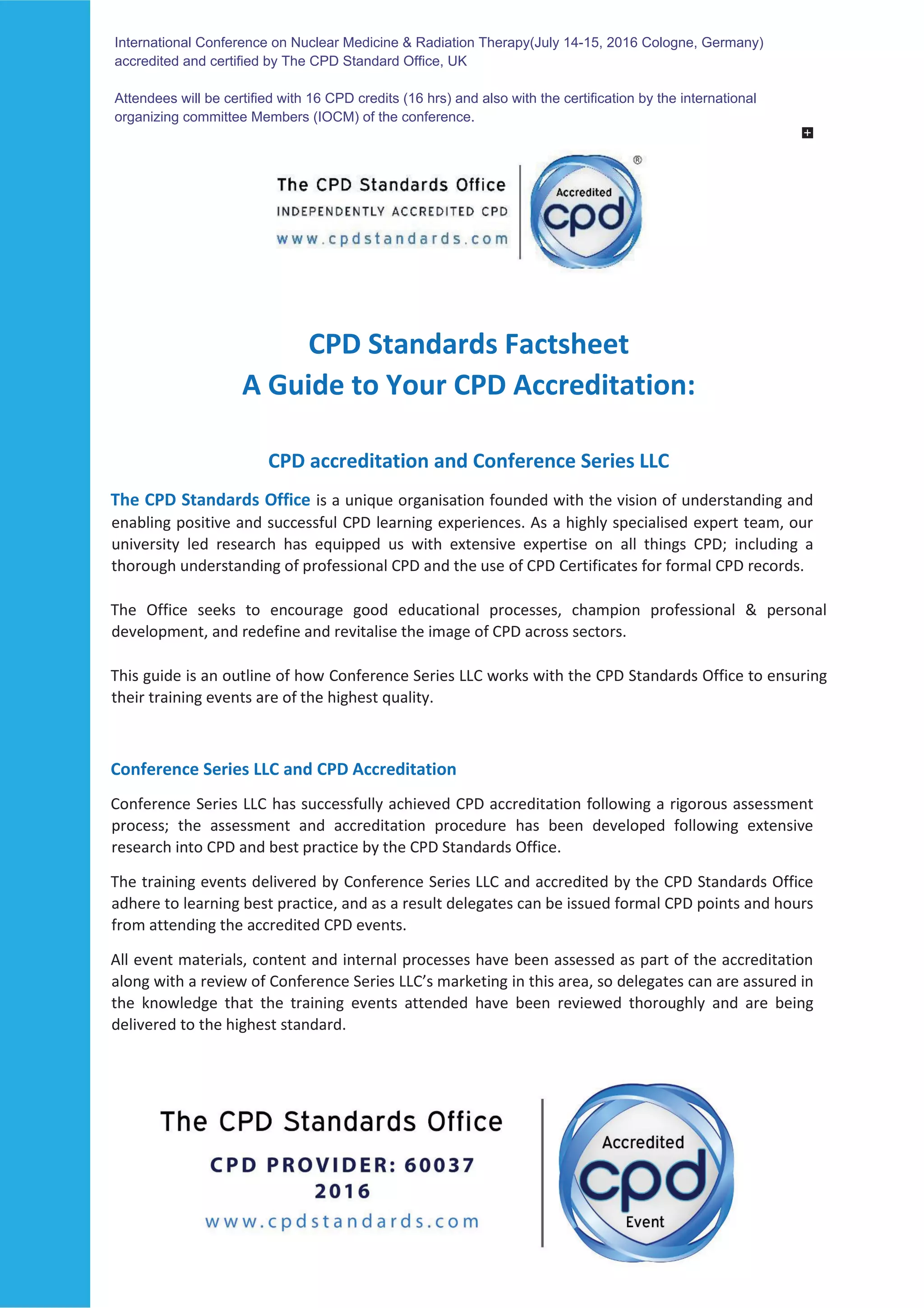 Nuclear Medicine CPD | PDF