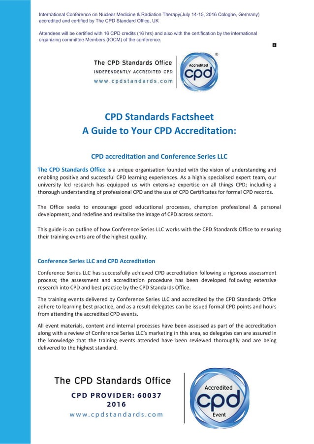 Nuclear Medicine CPD | PDF