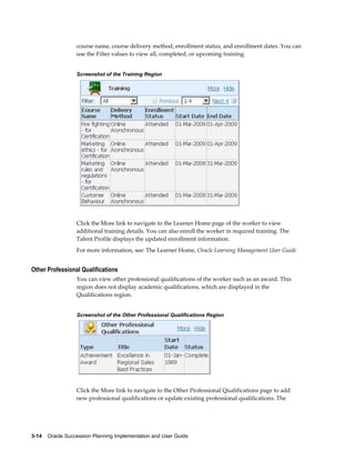 Oracle Succession Planning Setup | PDF