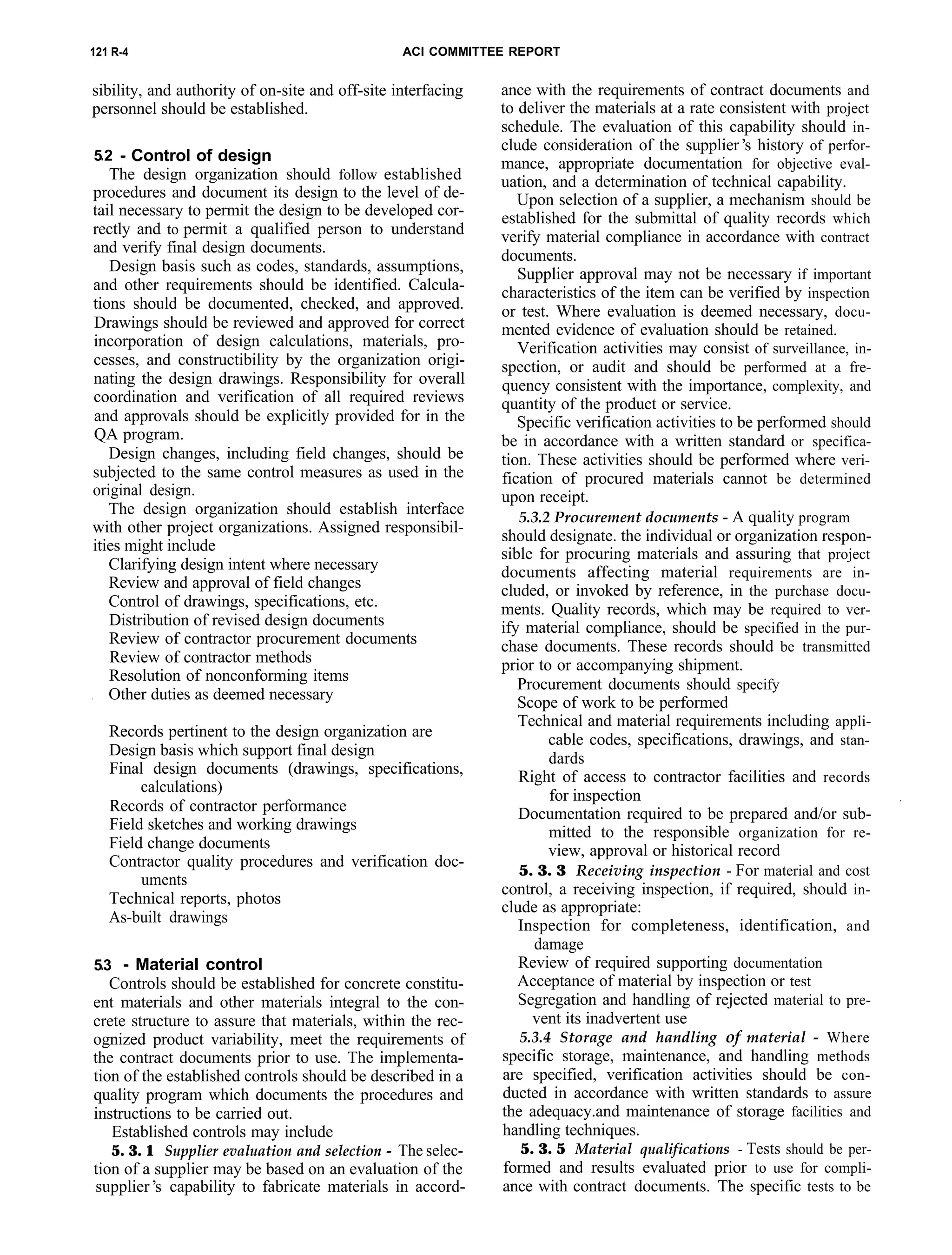 121 r 85 - quality assurance systems for concrete constructio | PDF
