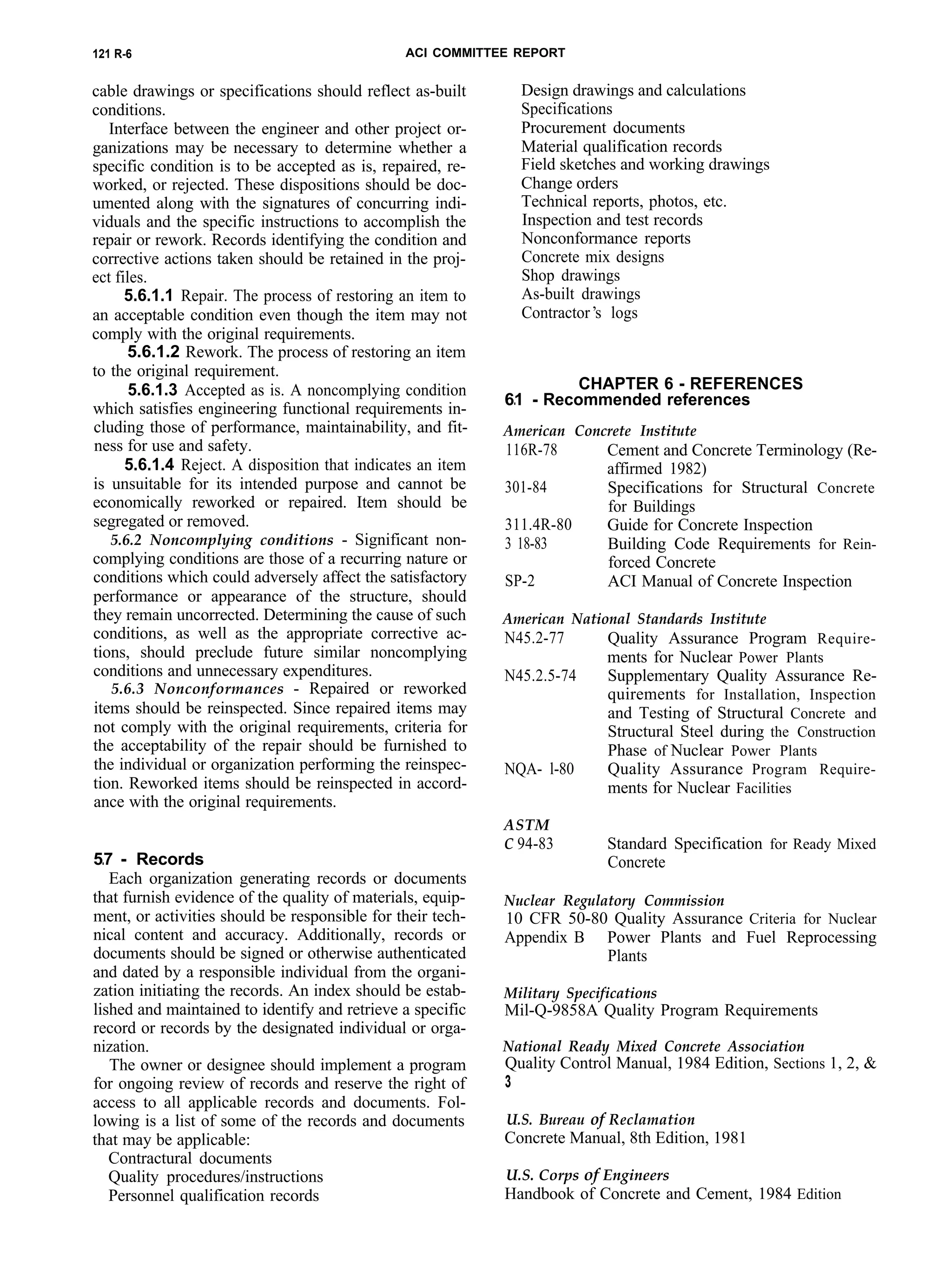 121 r 85 - quality assurance systems for concrete constructio | PDF