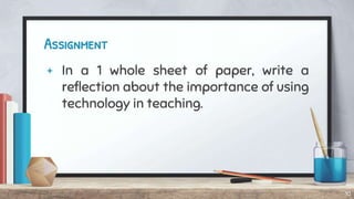 Development of Instructional Materials Using Technology | PPTX