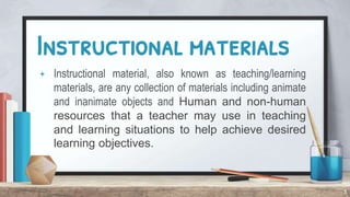 Development of Instructional Materials Using Technology | PPTX
