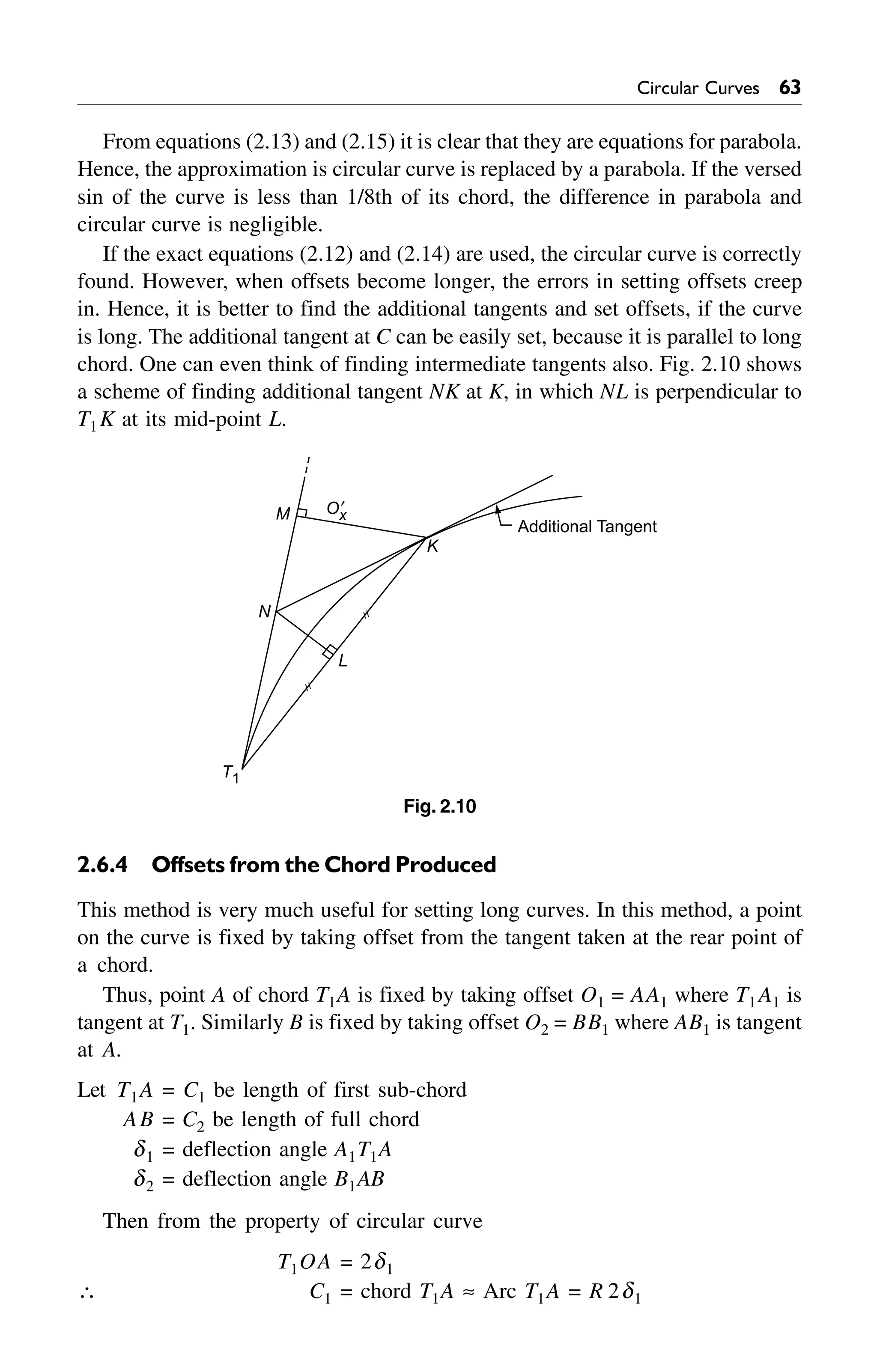 Circular Curves - Surveying - Civil Engineering | PDF