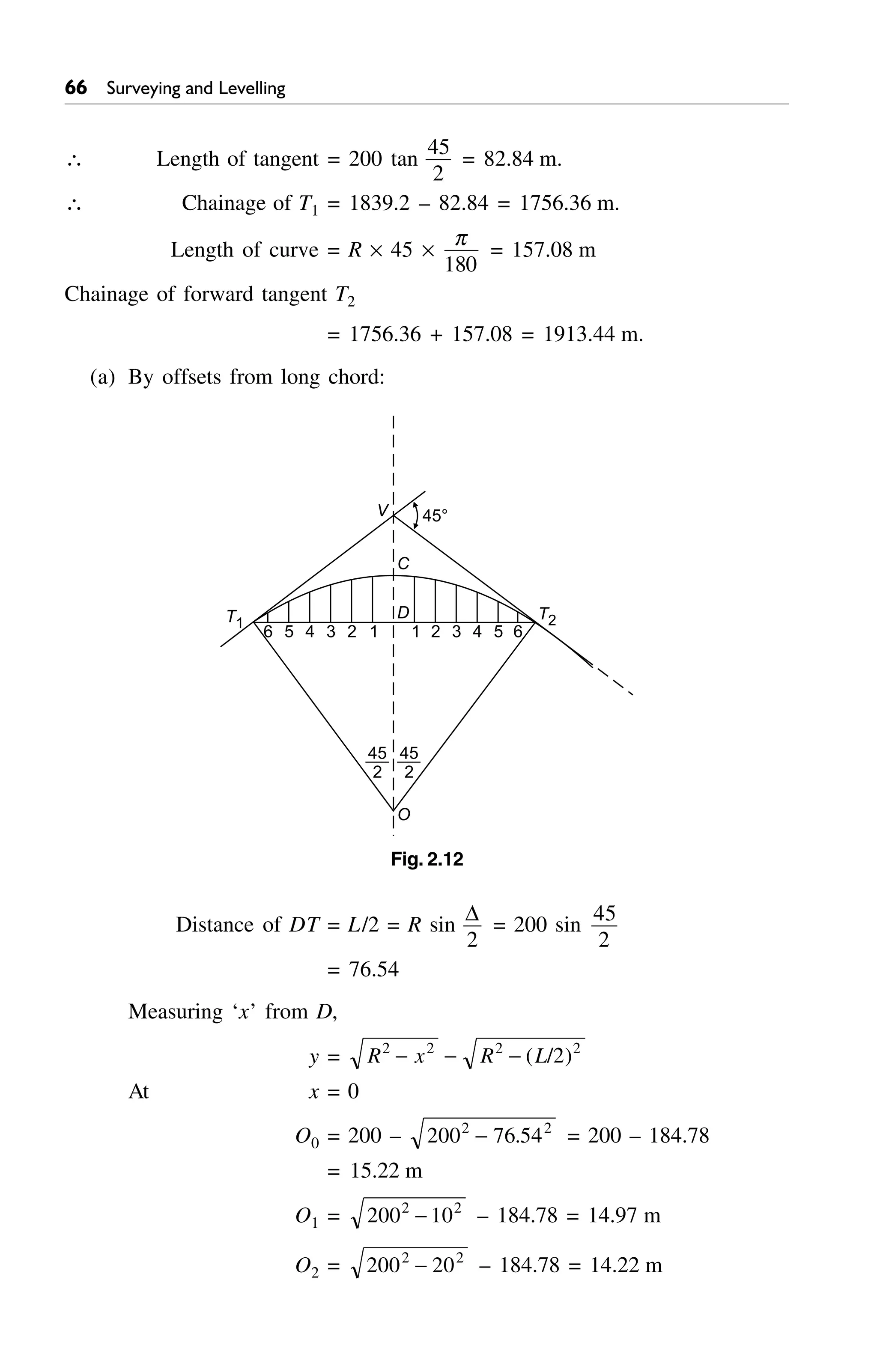 Circular Curves - Surveying - Civil Engineering | PDF