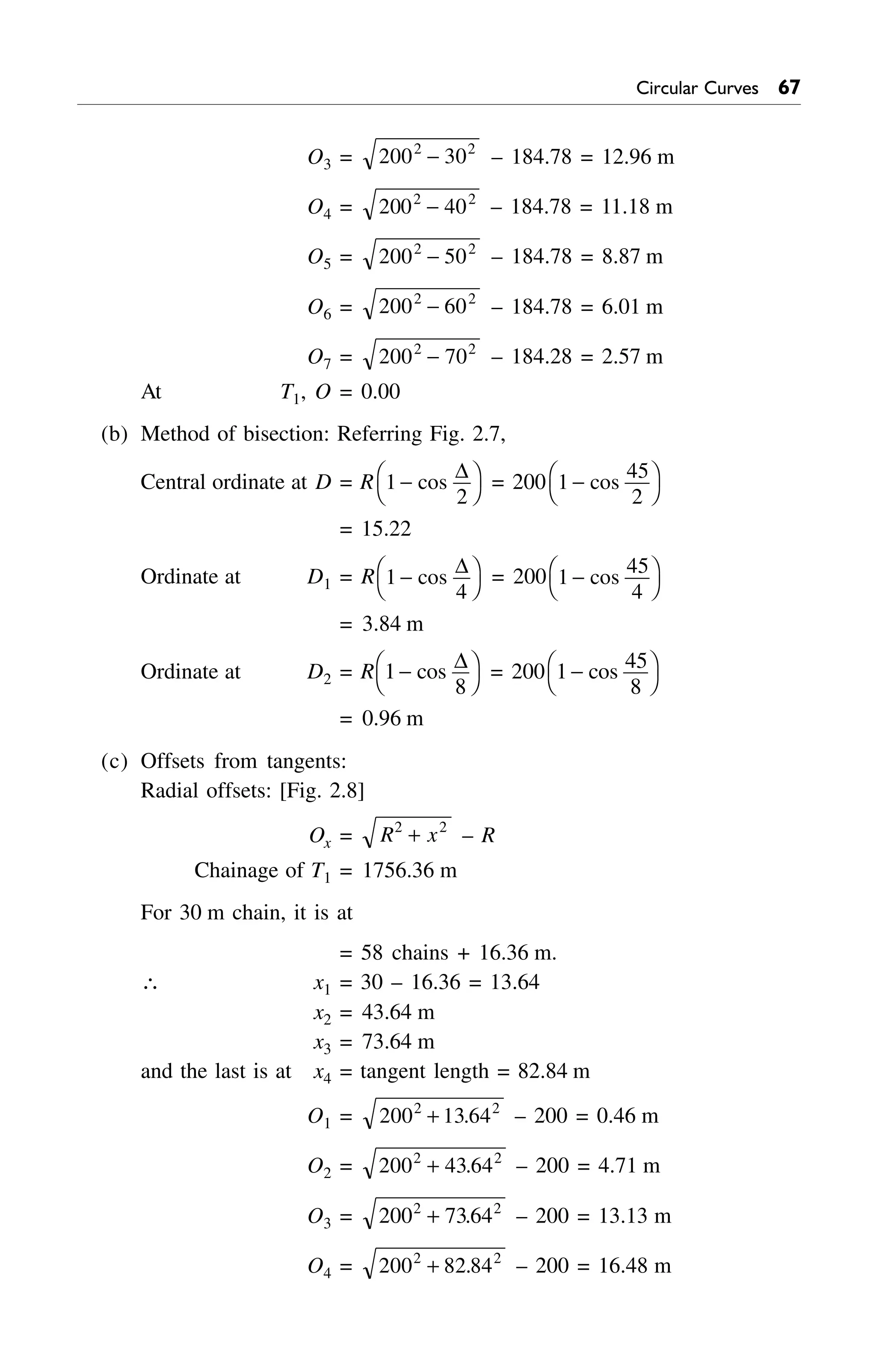 Circular Curves - Surveying - Civil Engineering | PDF