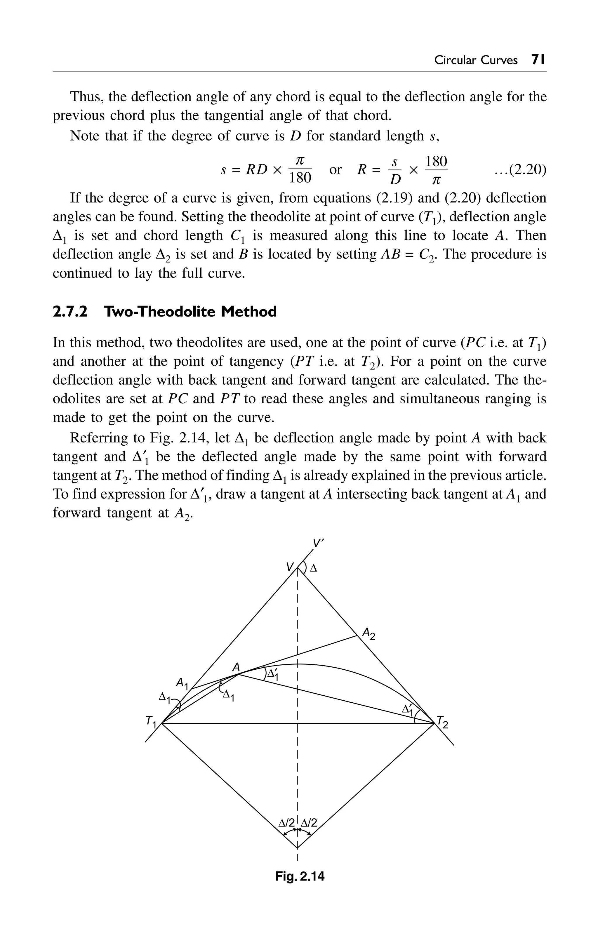 Circular Curves - Surveying - Civil Engineering | PDF