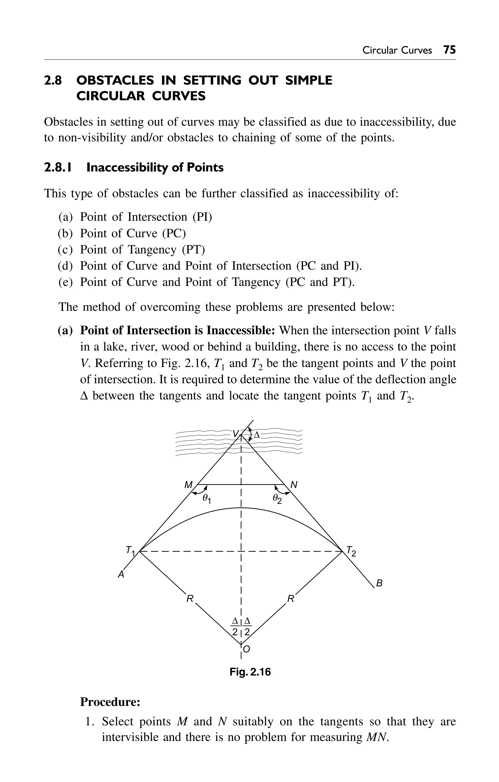 Circular Curves - Surveying - Civil Engineering | PDF