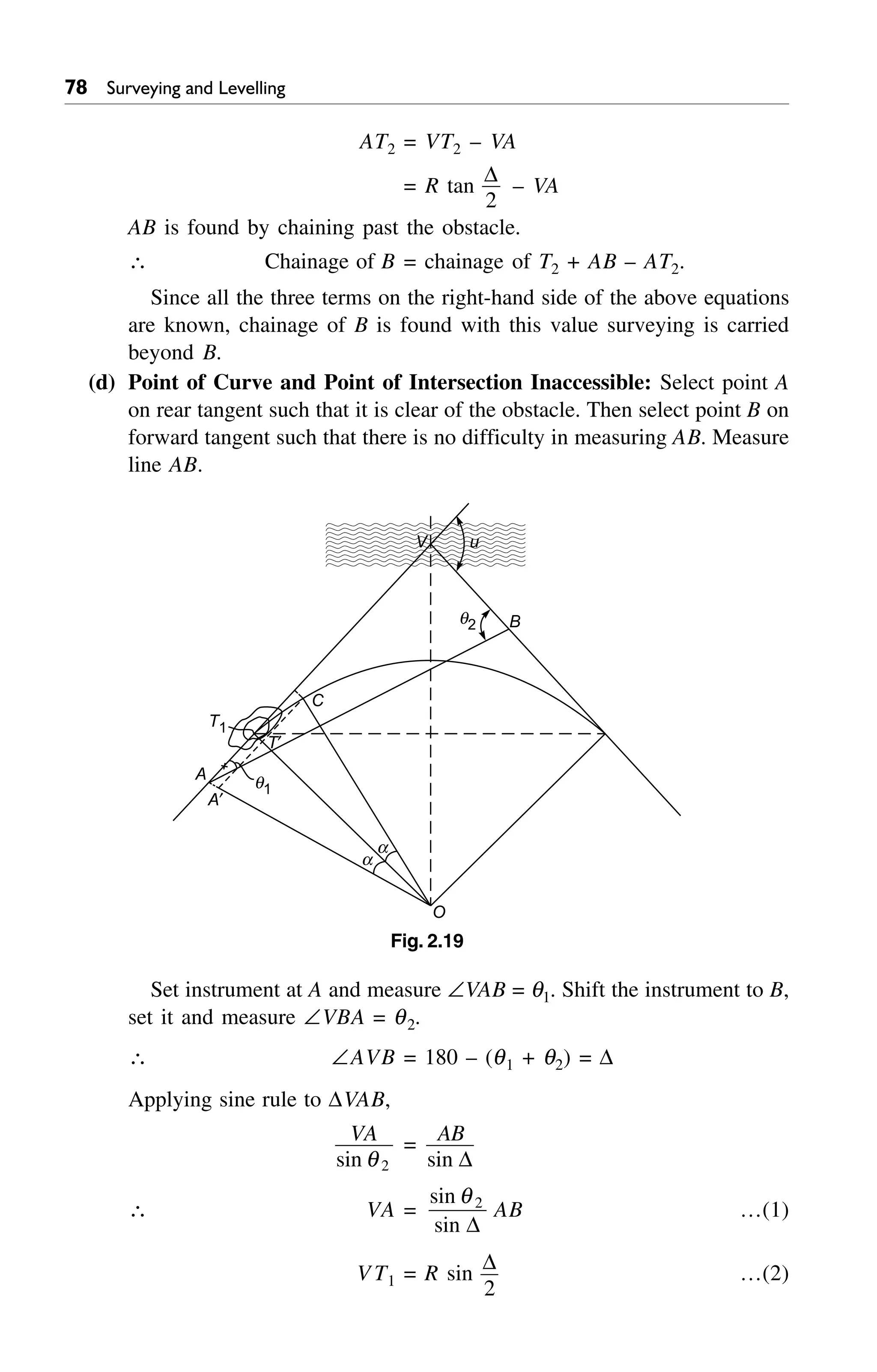 Circular Curves - Surveying - Civil Engineering | PDF