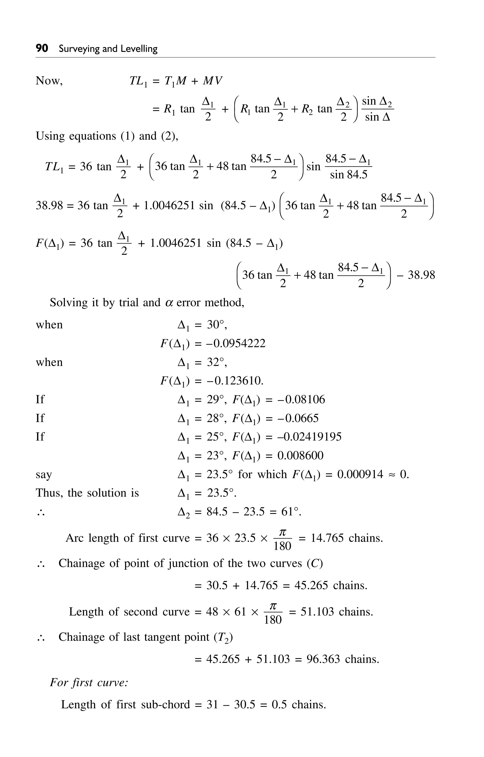 Circular Curves - Surveying - Civil Engineering | PDF