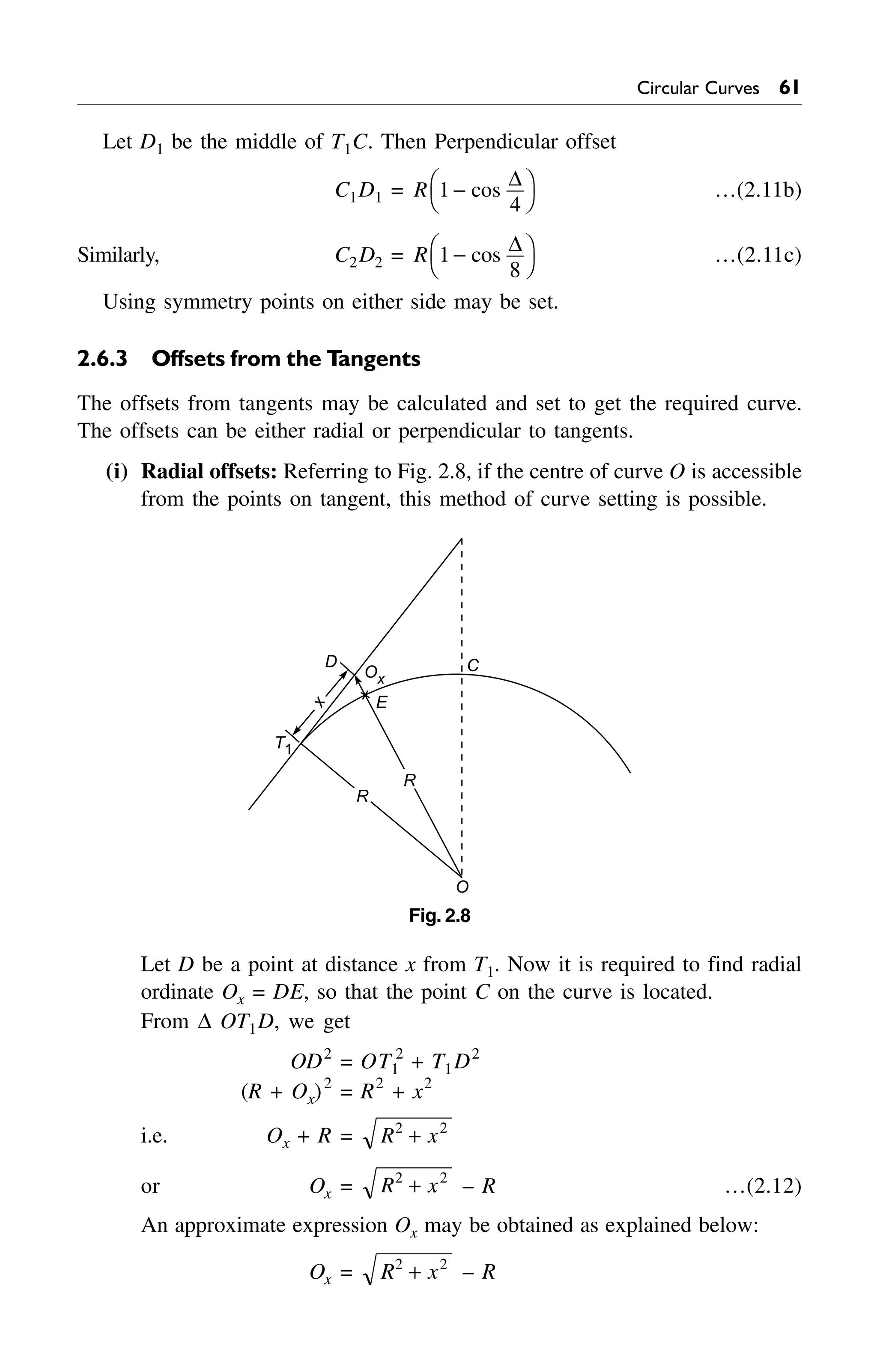 Circular Curves - Surveying - Civil Engineering | PDF