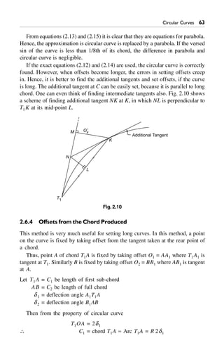 Circular Curves - Surveying - Civil Engineering | PDF
