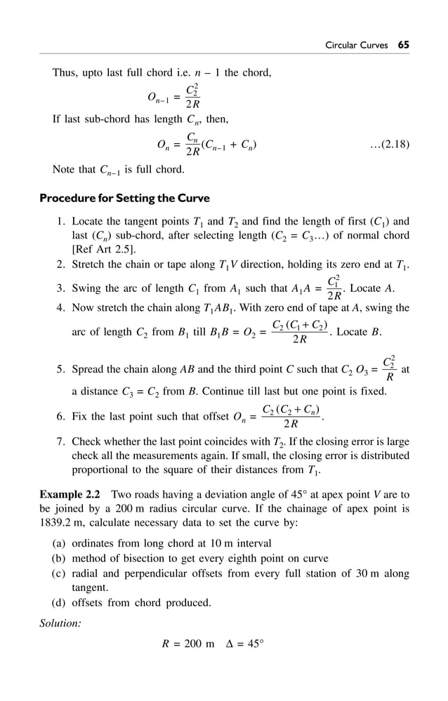 Circular Curves - Surveying - Civil Engineering | PDF