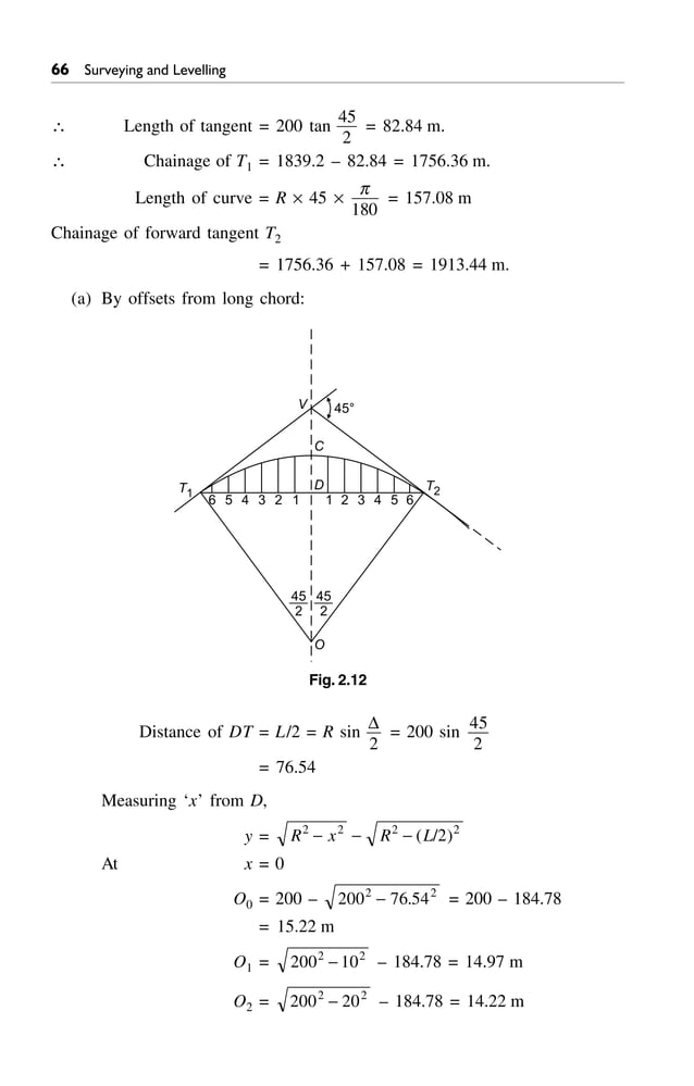 Circular Curves - Surveying - Civil Engineering | PDF