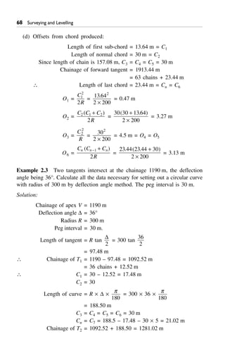Circular Curves - Surveying - Civil Engineering | PDF
