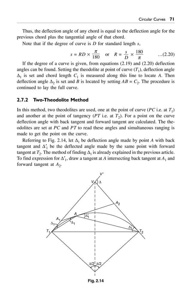 Circular Curves - Surveying - Civil Engineering | PDF