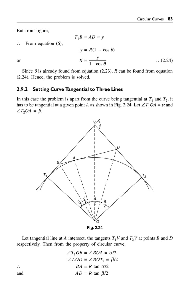 Circular Curves - Surveying - Civil Engineering | PDF