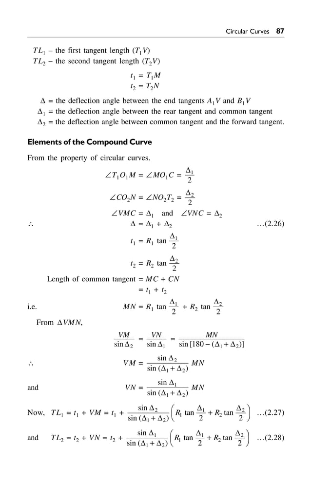 Circular Curves - Surveying - Civil Engineering | PDF