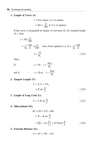Circular Curves - Surveying - Civil Engineering | PDF