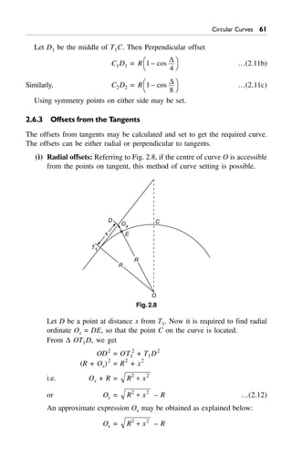 Circular Curves - Surveying - Civil Engineering | PDF