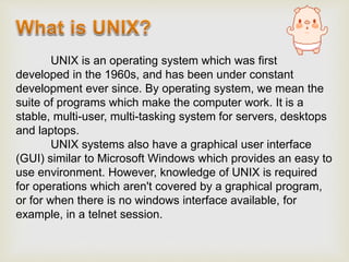 Unix Operation System | PPT