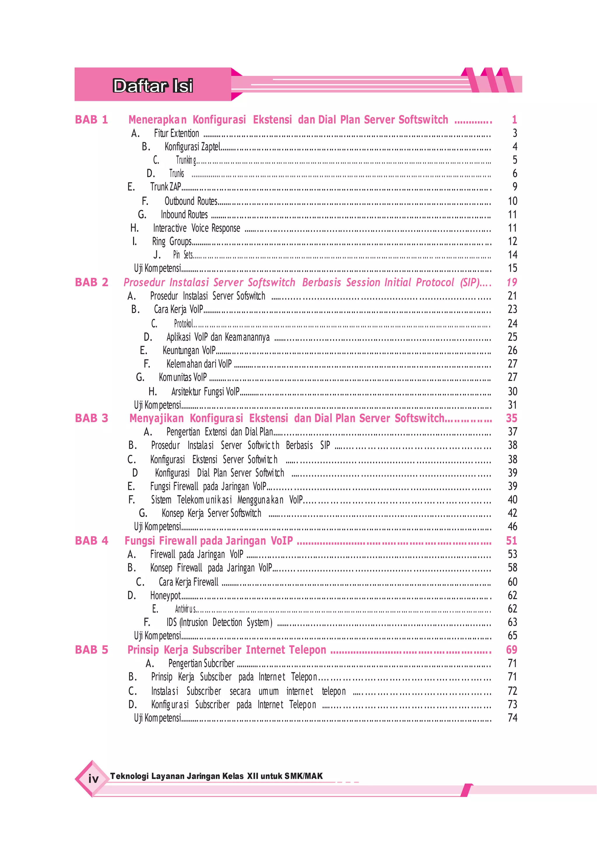 Buku Elektronik | Teknologi Layanan Jaringan C3 XII TKJ | PDF