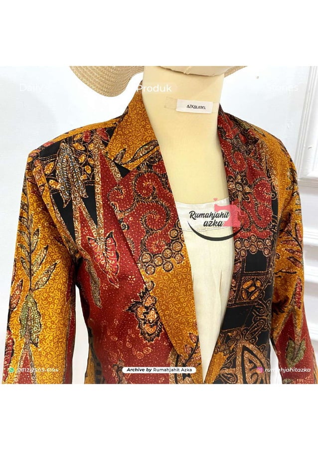 Jas Blazer Wanita by Rumah Jahit Azka | PDF