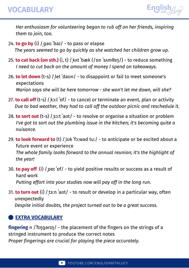 122. 50 Phrasal Verbsfor international c2 English level | PDF | Bars ...