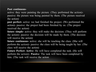 How to understand active and passive wise | PPTX