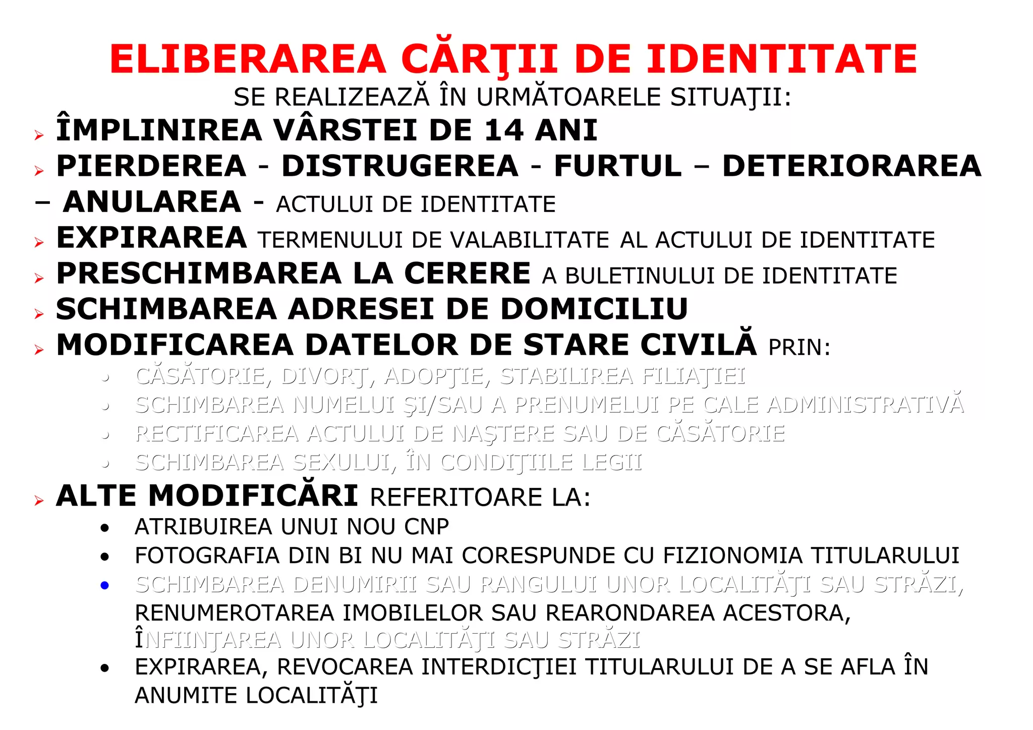 122 acte necesare carte de identitate | DOC