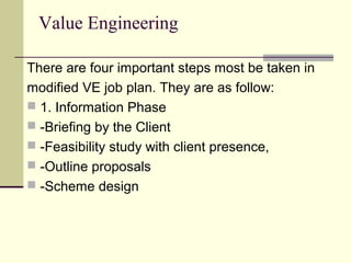 122 value engineering | PPT