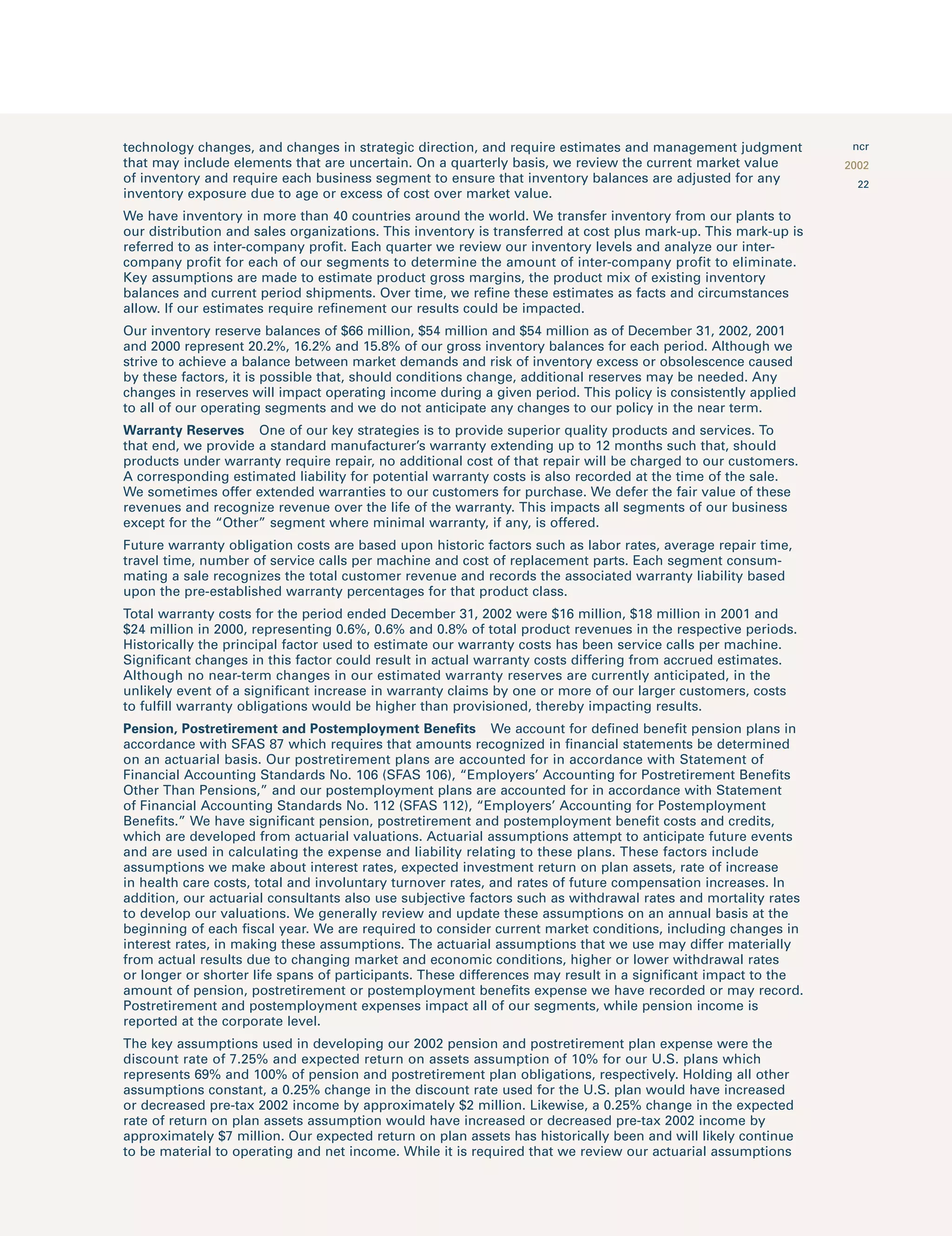 ncr annual reports 2002 | PDF