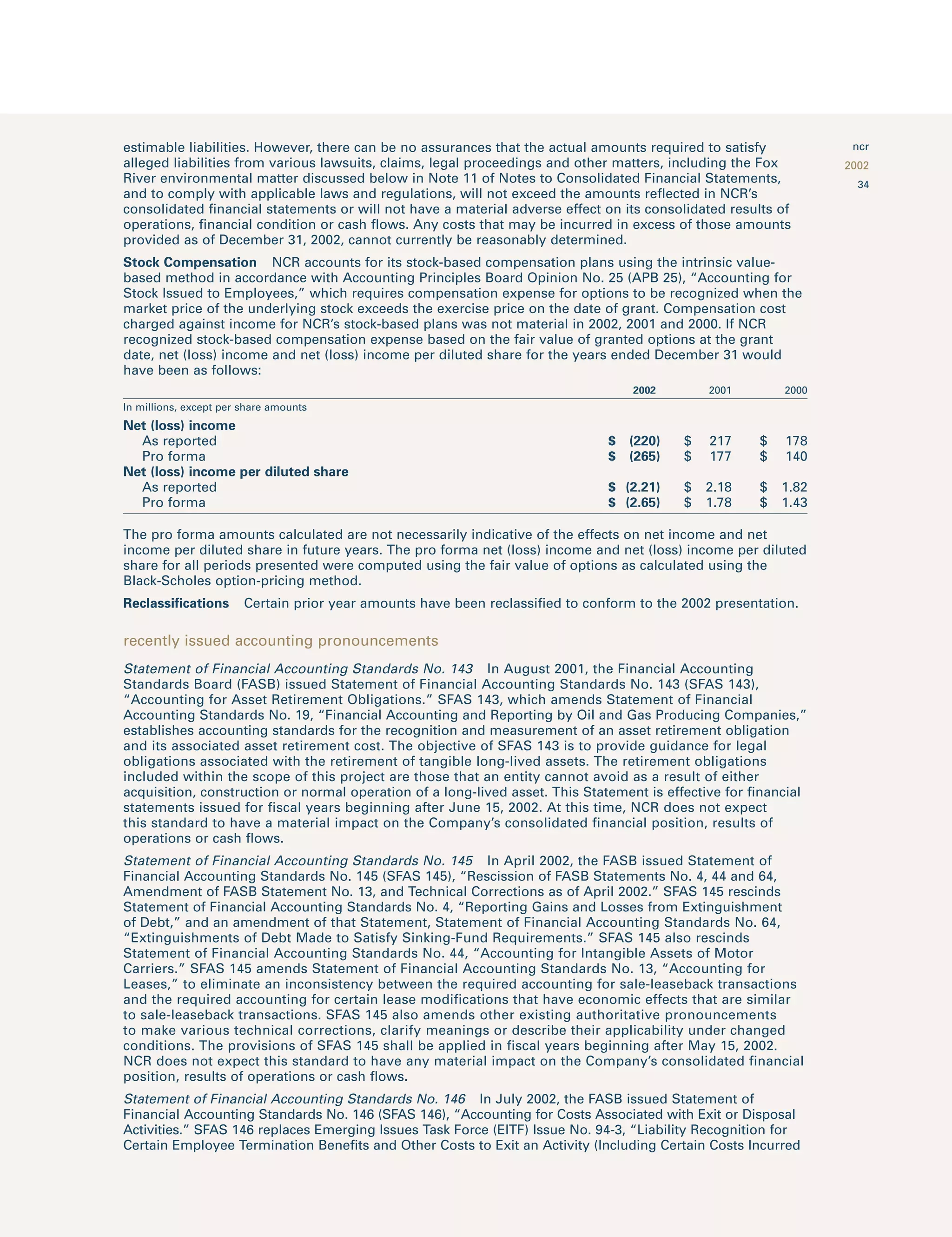 ncr annual reports 2002 | PDF