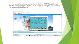 Smart Home Using IOT simulation In cisco packet tracer | PPTX