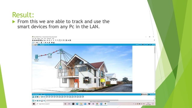 Smart Home Using IOT simulation In cisco packet tracer | PPT