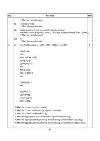 computer science sample papers 3 | PDF