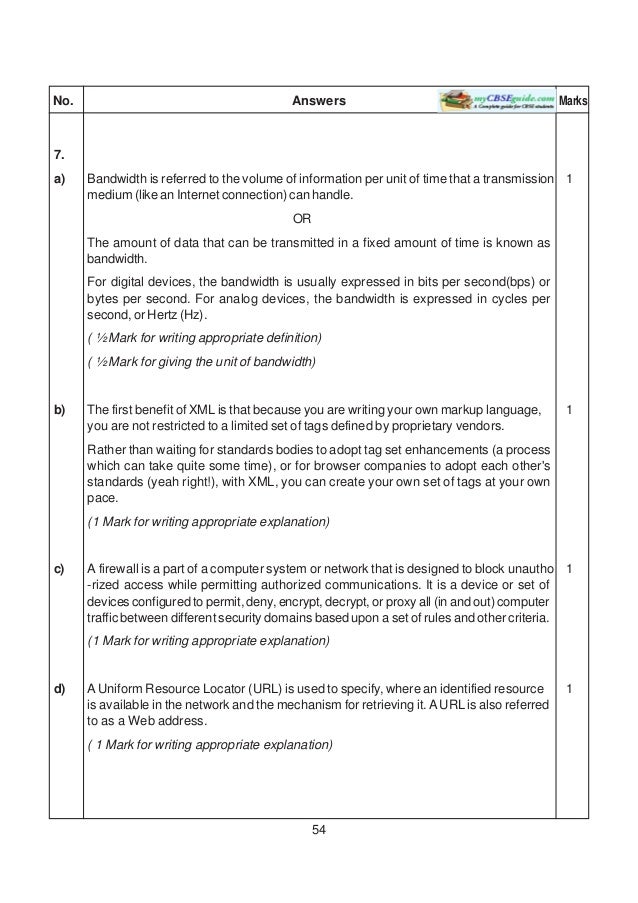 computer science sample papers 2