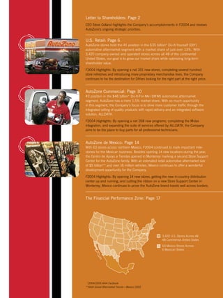 autozone AZO04AR | PDF