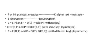 Cryptography, Cryptanalysis and Cryptology | PPT