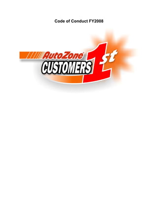 autozone CodeofConductFY2008_English | PDF