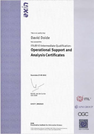 Certifications | PDF